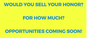 How We're Selling Honor